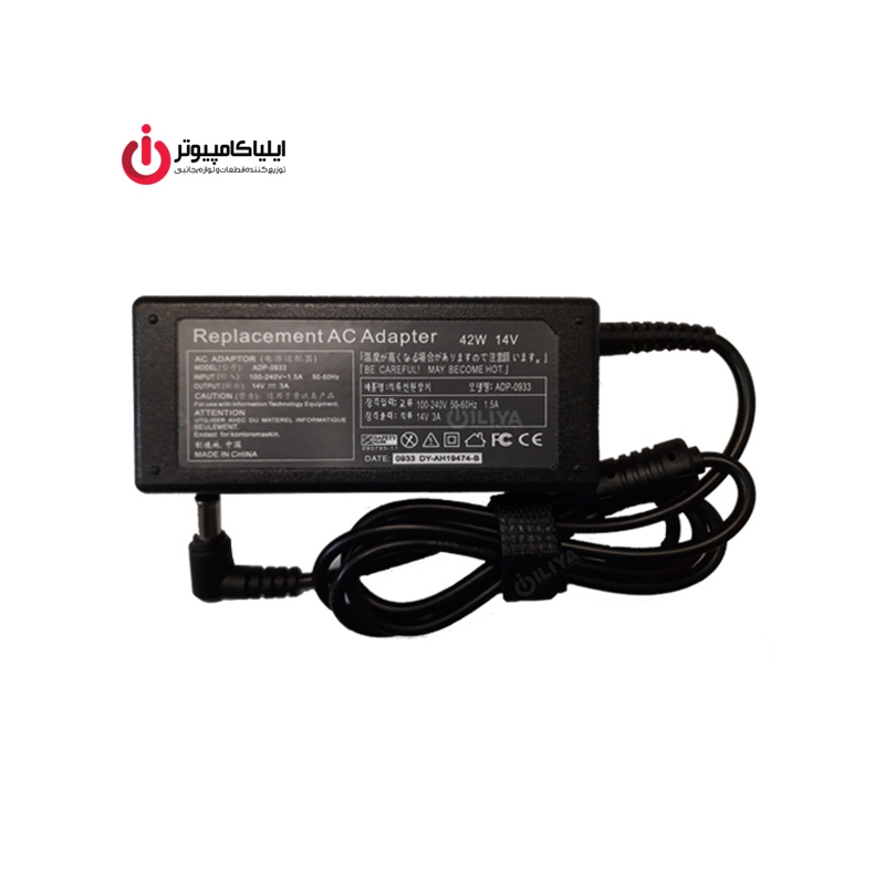 خرید و قیمت آداپتور مانیتور SAMSUNG ولتاژ 14 ولت 3 آمپر مدل ADP-0933 ...