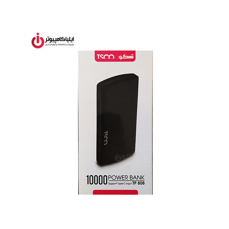 خرید و قیمت پاوربانک تسکو مدل TP 808 با ظرفیت 10000 میلی آمپر - ایلیا کامپیوتر مشهد
