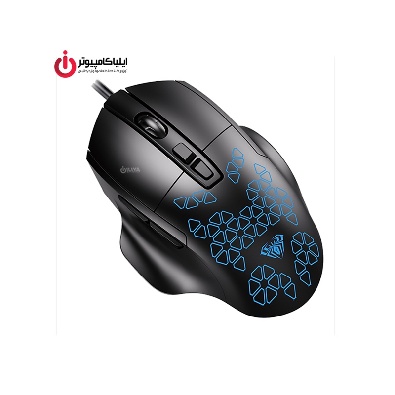 خرید و قیمت ماوس گیمینگ با سیم برند آئولا مدل AULA F812 - ایلیا کامپیوتر