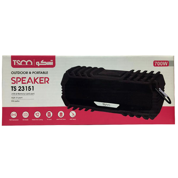 اسپیکر بلوتوثی قابل حمل تسکو مدل TS 23151 - ایلیا کامپیوتر