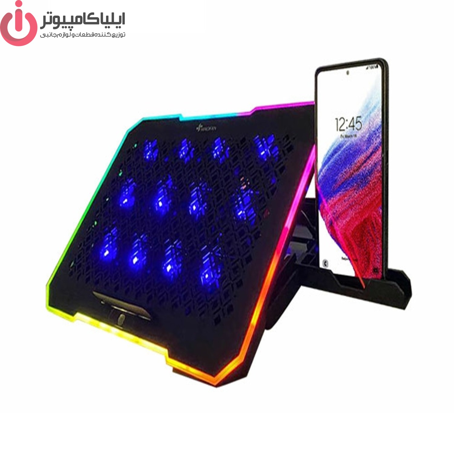 خرید و قیمت خنک کننده لپ تاپ مدل MAOFAN A16 دوازده فن با تنظیم ارتفاع - ایلیا کامپیوتر مشهد